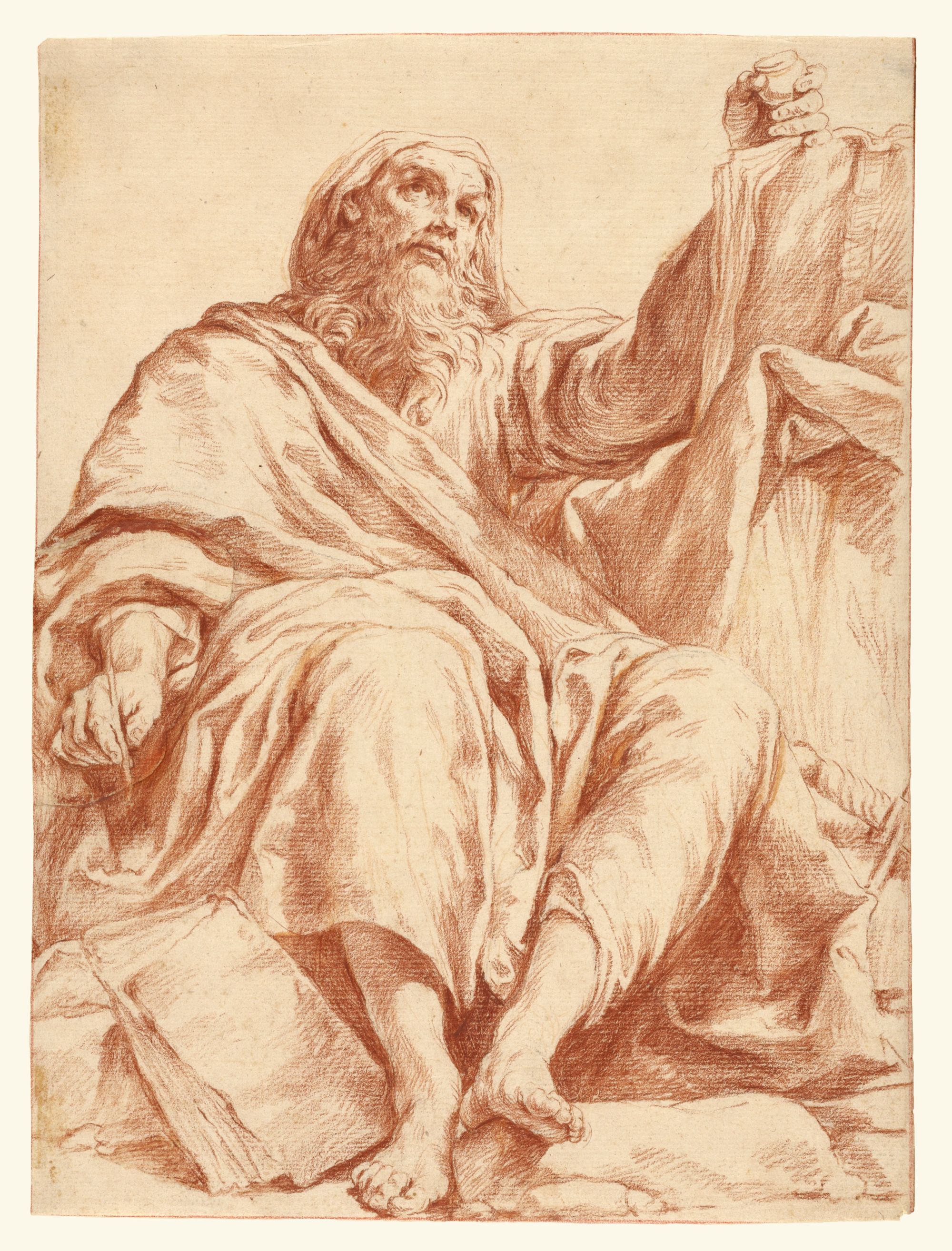 Saint Paul by Giuseppe Maria Crespi (1720-1730) - Public Domain ...