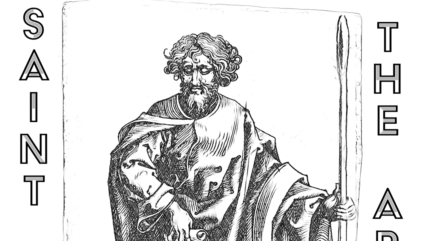 Saint Thomas the Apostle - Catholic Coloring Page
