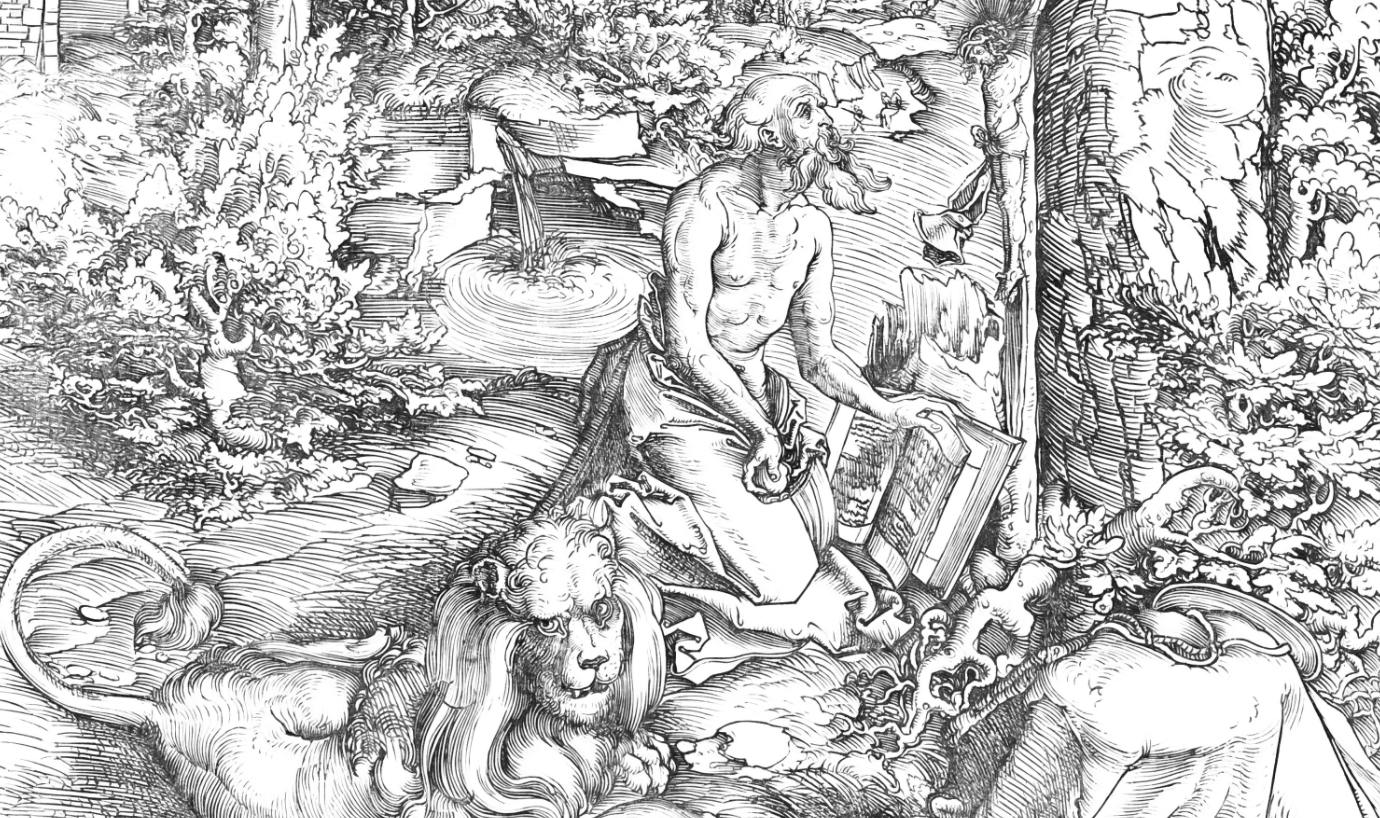 Saint Jerome - Catholic Coloring Page