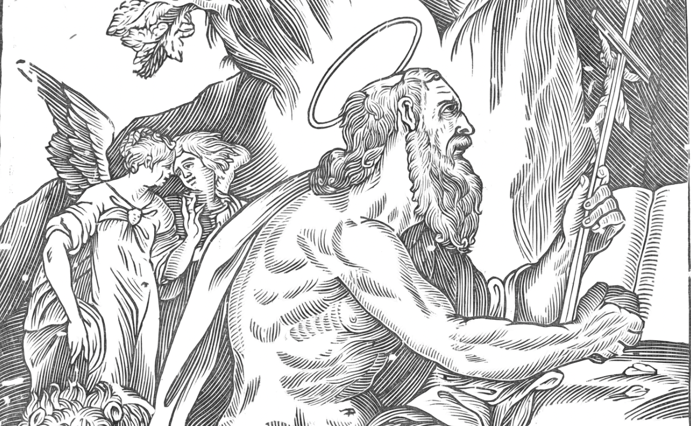 Saint Jerome - Catholic Coloring Page