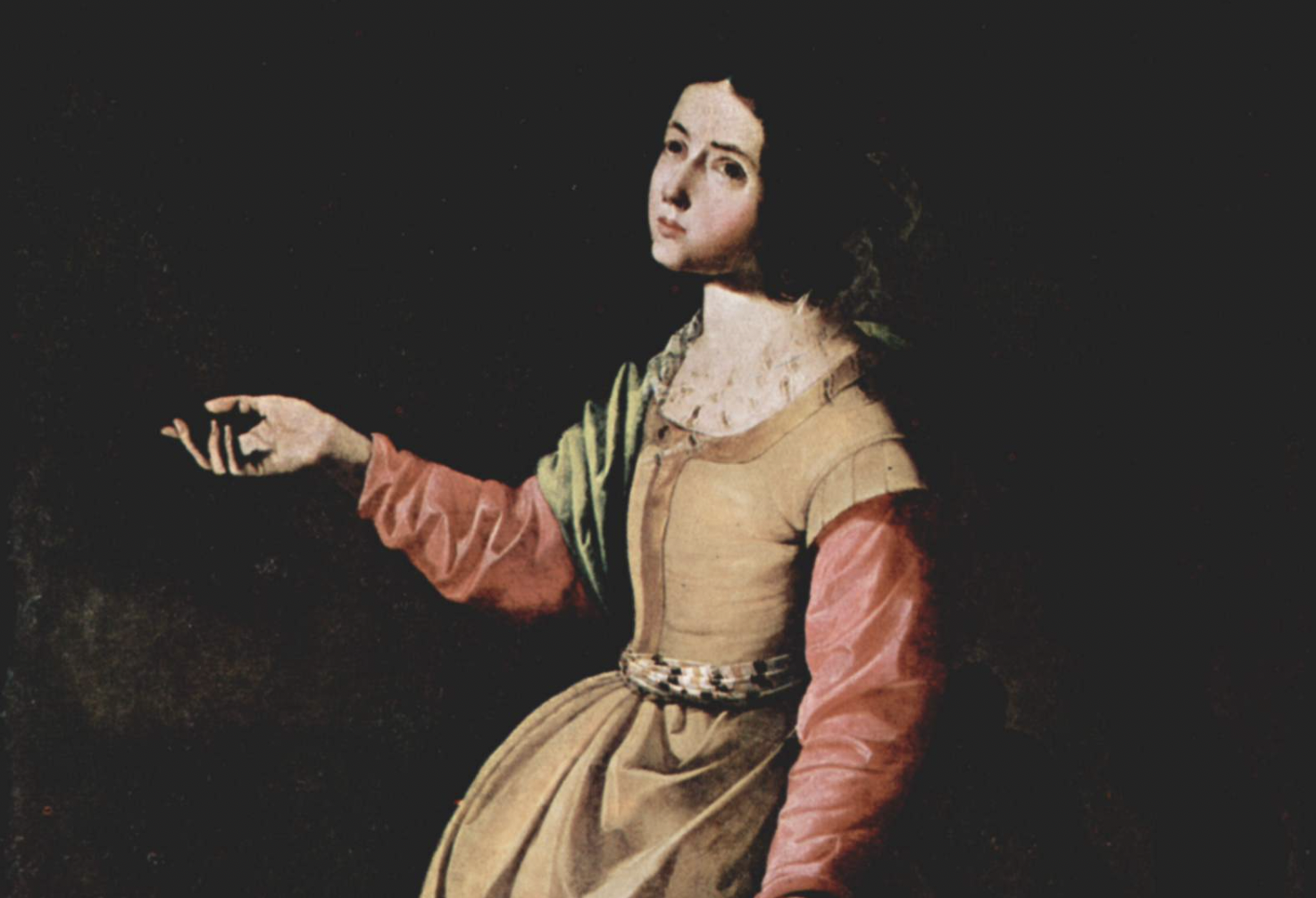 Saint Rufina (1635–1640) by Francisco de Zurbarán - Public Domain ...