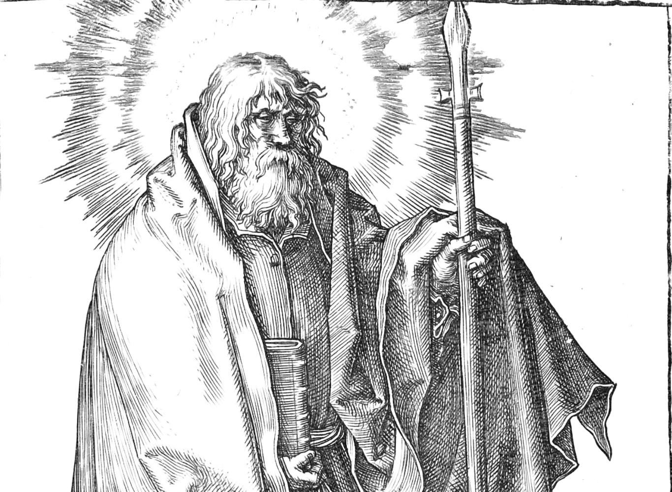 St. James Major (1510) by Lucas Huygensz van Leyden - Catholic Coloring ...