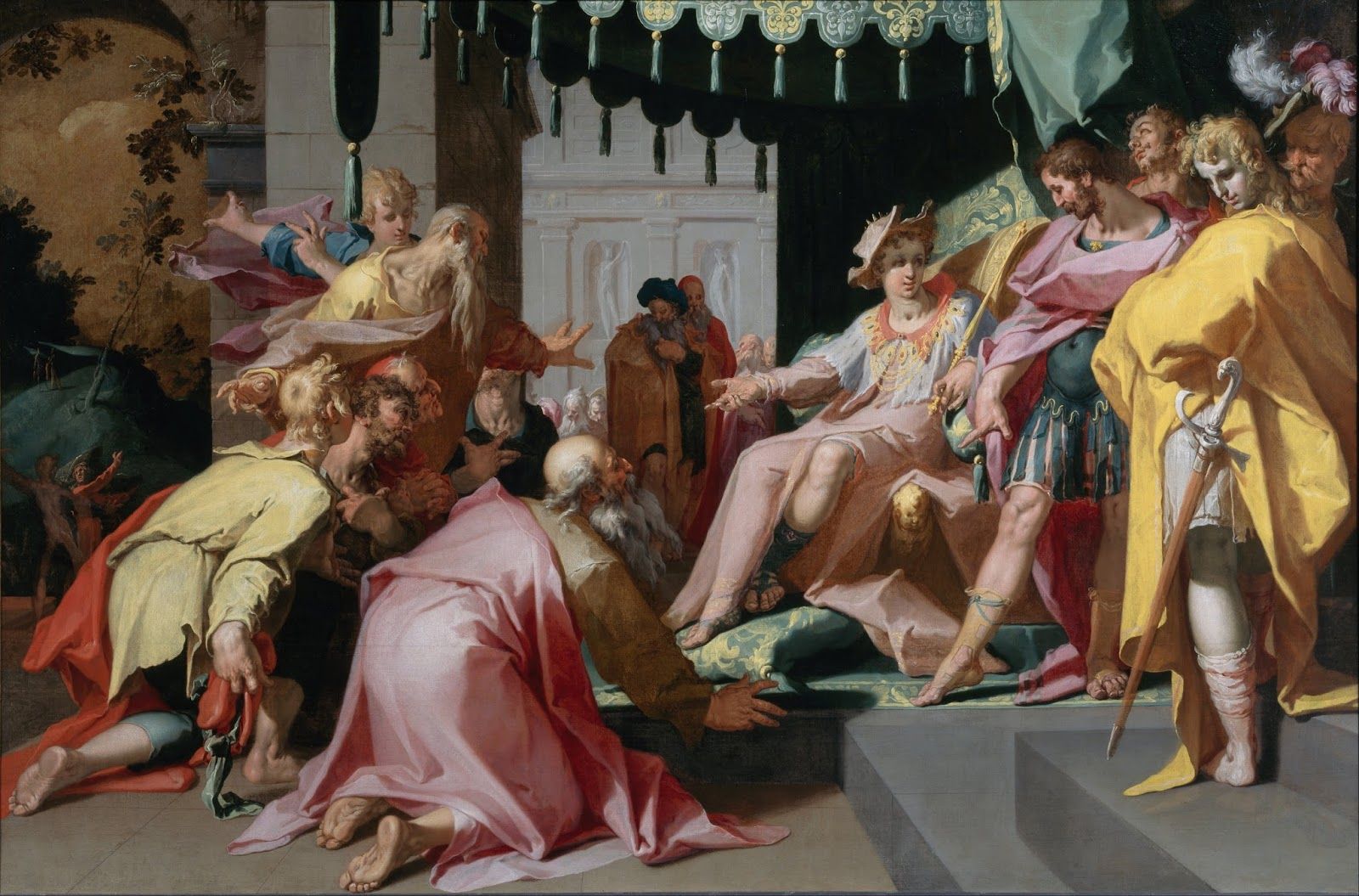 Joseph and his Brothers (1595-1600) by Abraham Bloemaert - Public ...