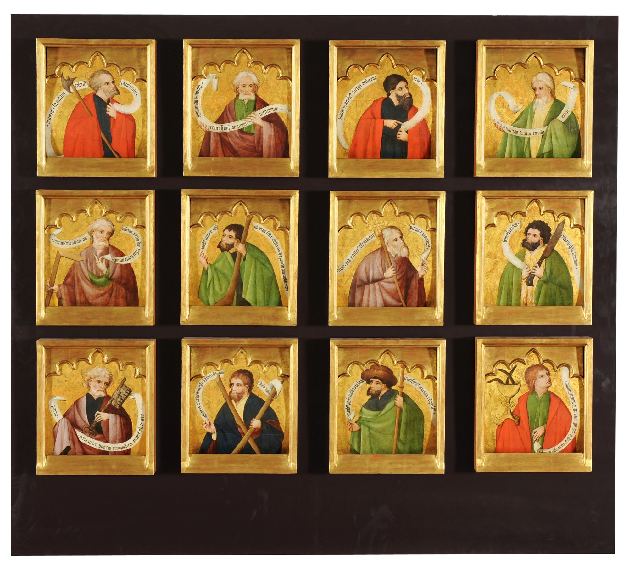 The Twelve Apostles (1434-1468) by Nicolás Francés - Public Domain ...