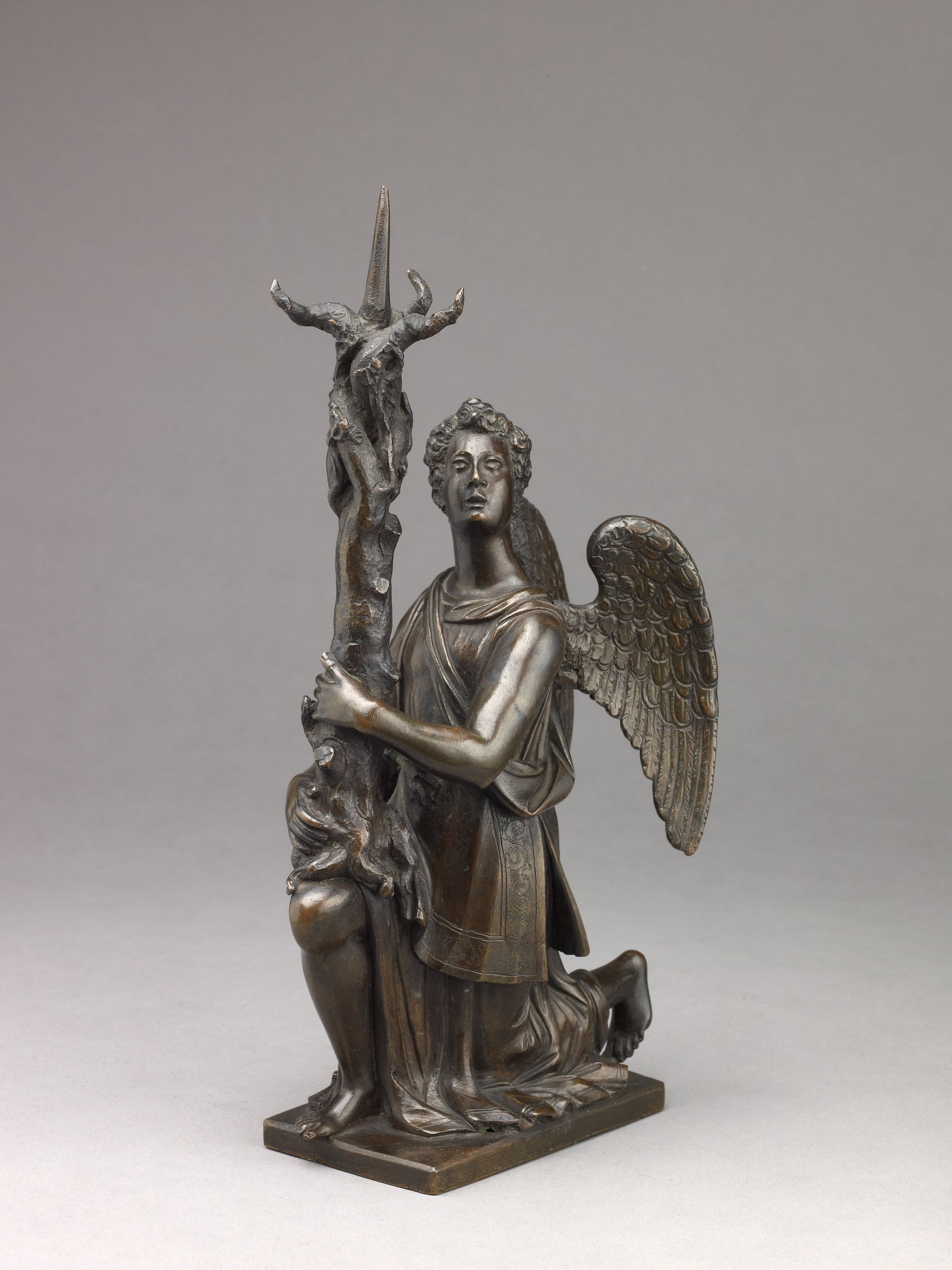 Candlestick in the Form of a Kneeling Angel (1590–1600, Netherlandish ...