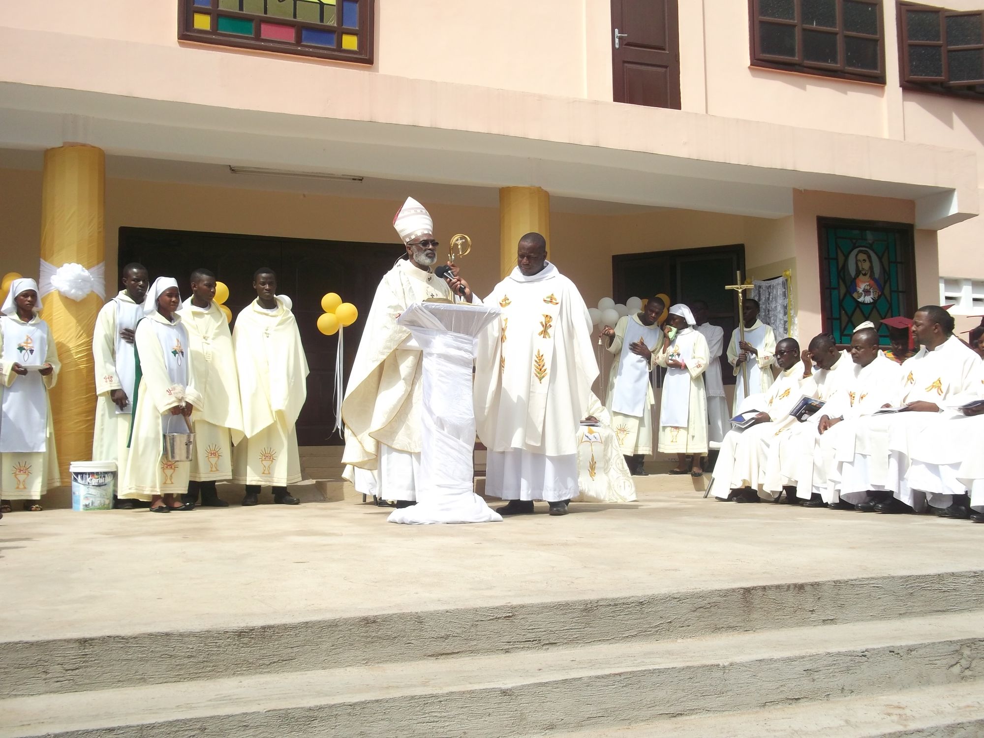 Archbishop Palmer Buckle of Accra Archdiocese (2014) - Catholic Stock Photo