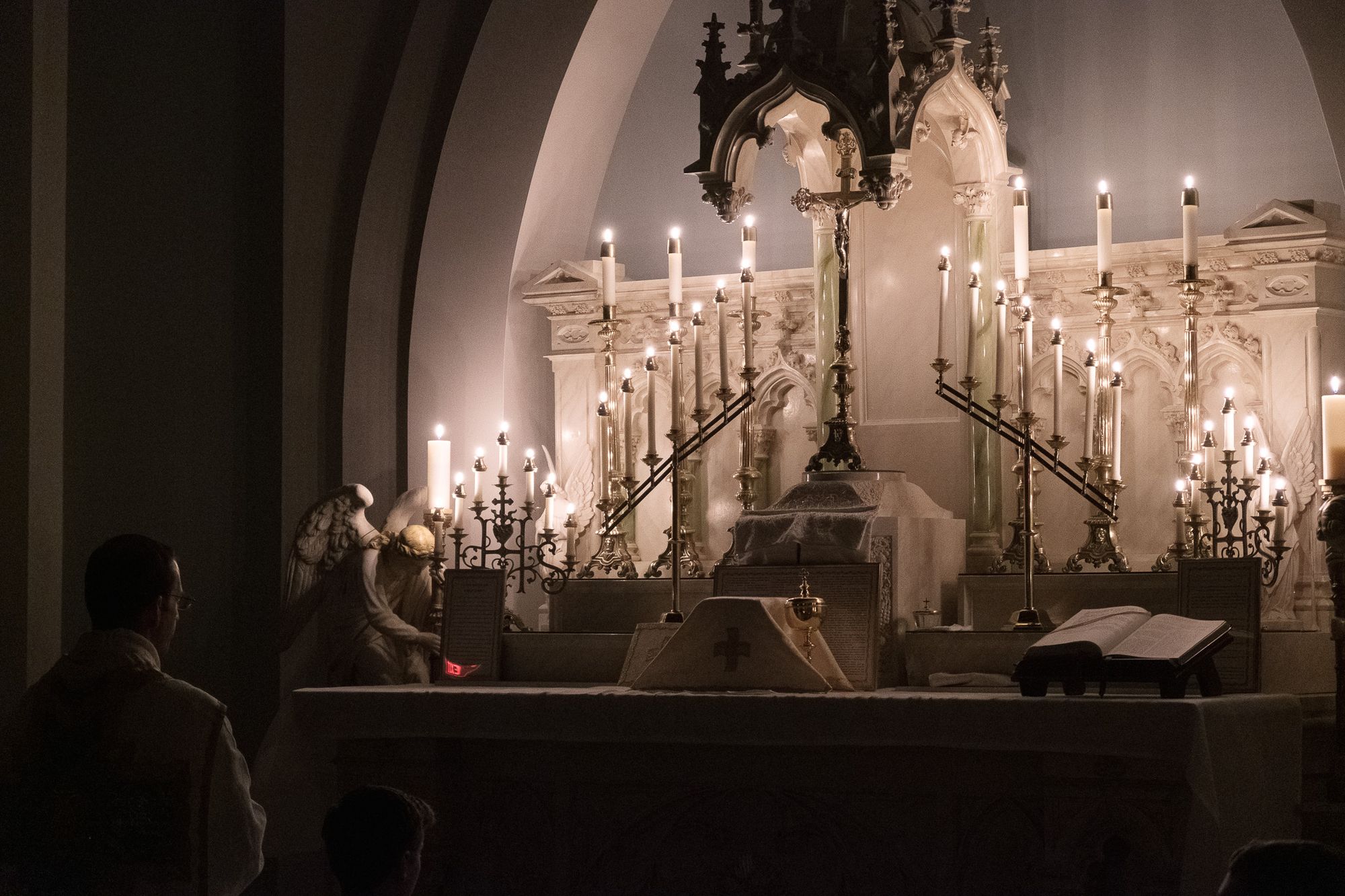 Rorate Mass at FSSP Chesapeake Virginia (2022) - Catholic Stock Photo