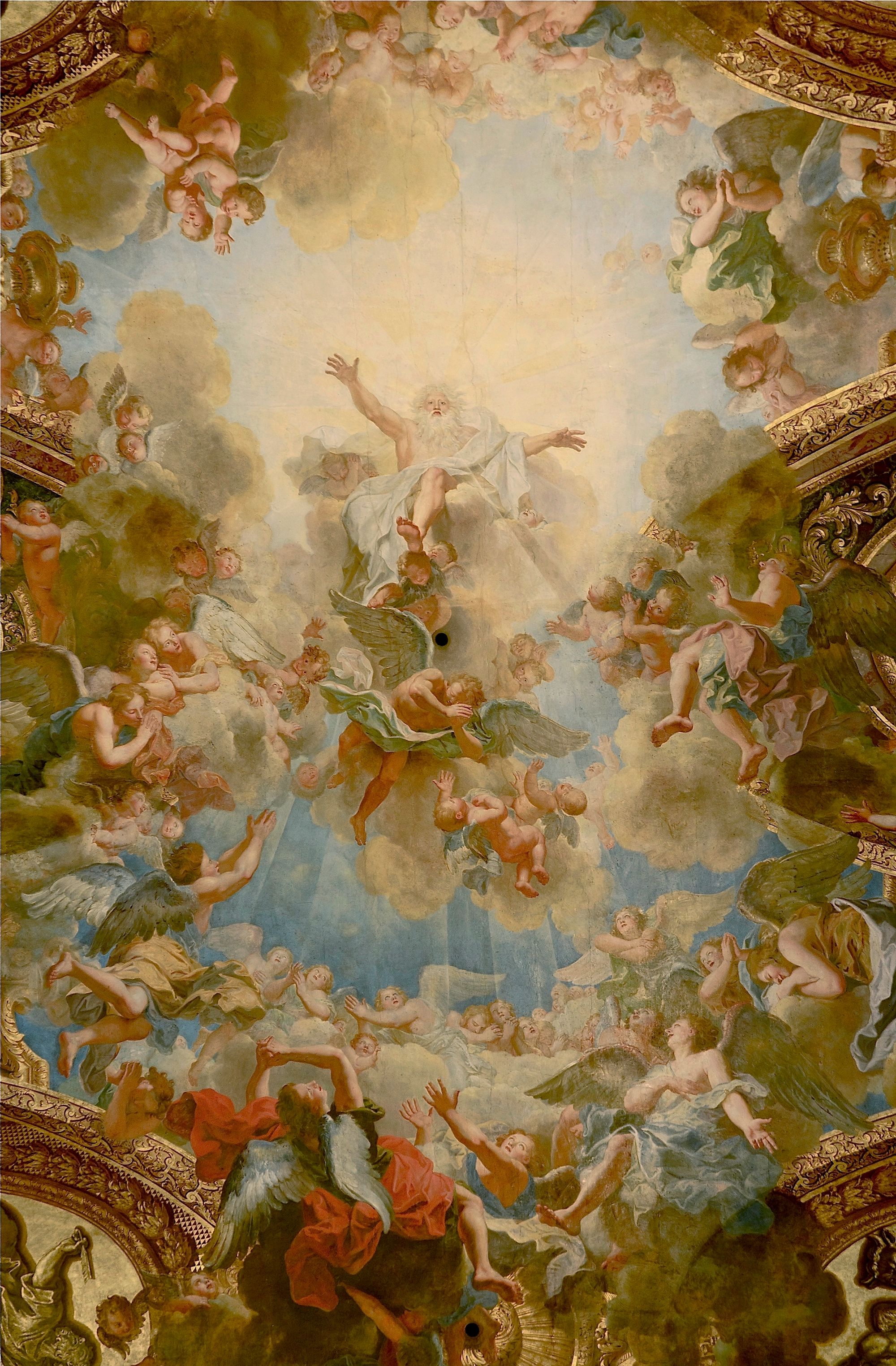 Almighty God the Father by Antoine Coypel - Public Domain Catholic Painting