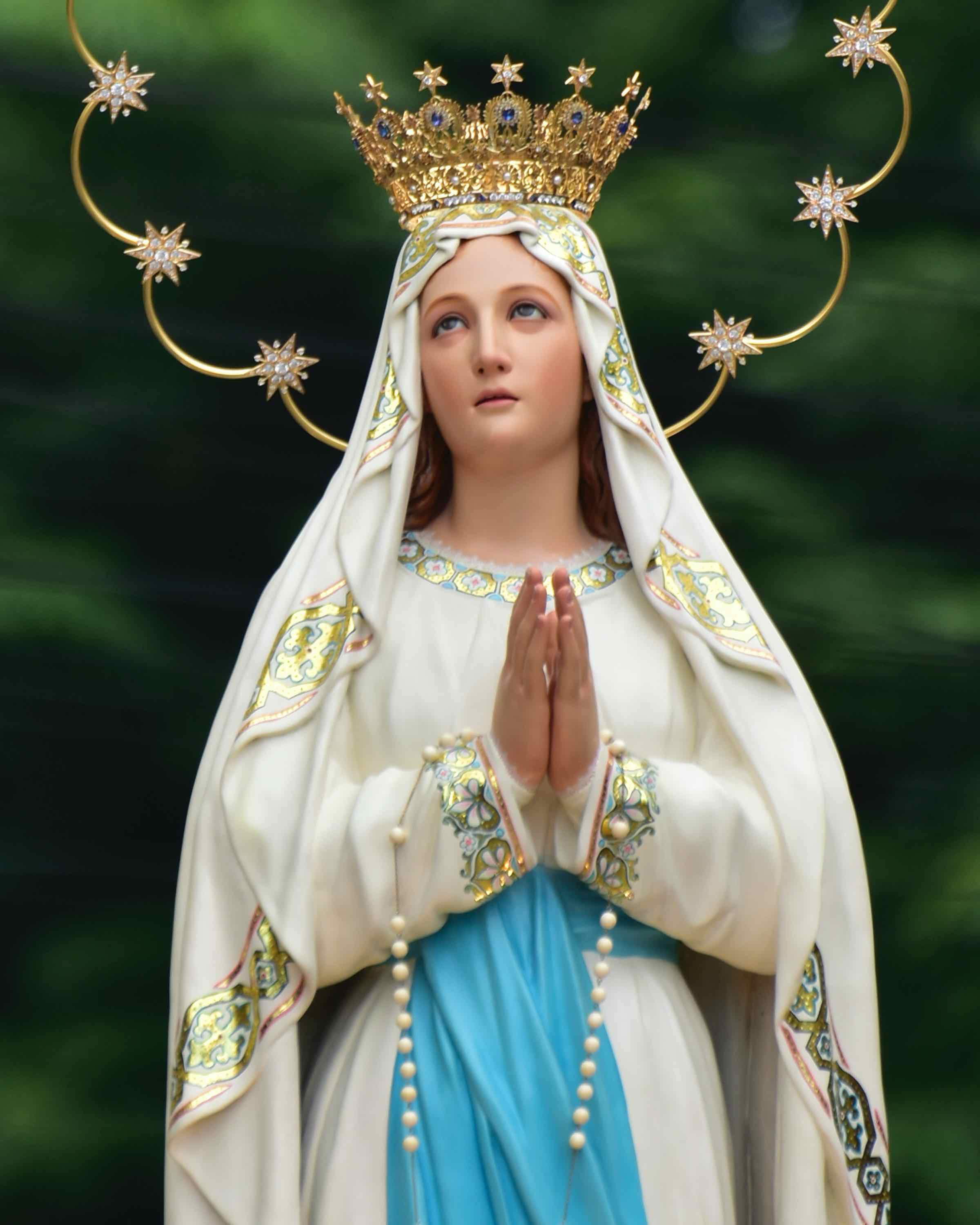 Virgin Mary Statue (2020, Quezon City, Philippines) - Catholic Stock Photo