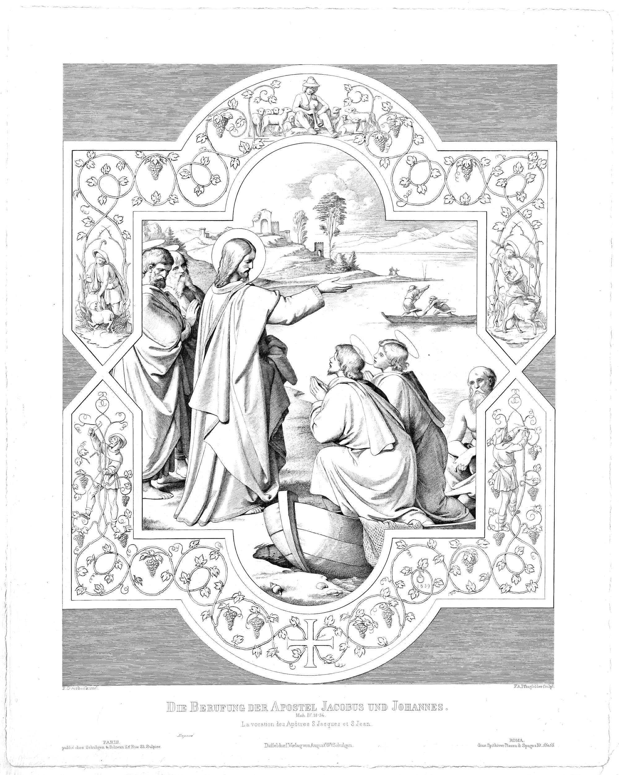 The Calling of the Apostles St. James and St. John (1839) - Catholic ...