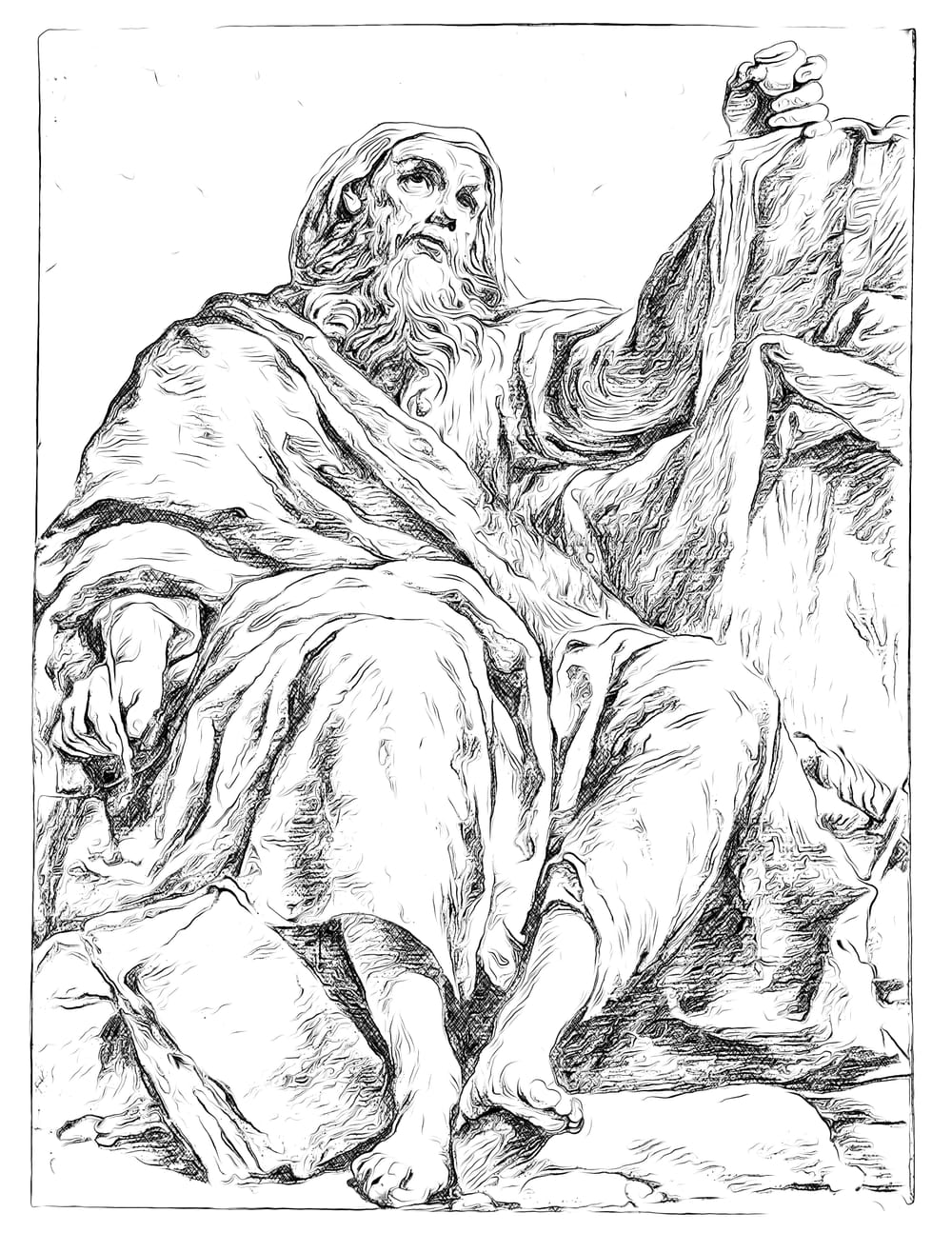 Saint Paul - Catholic Coloring Page
