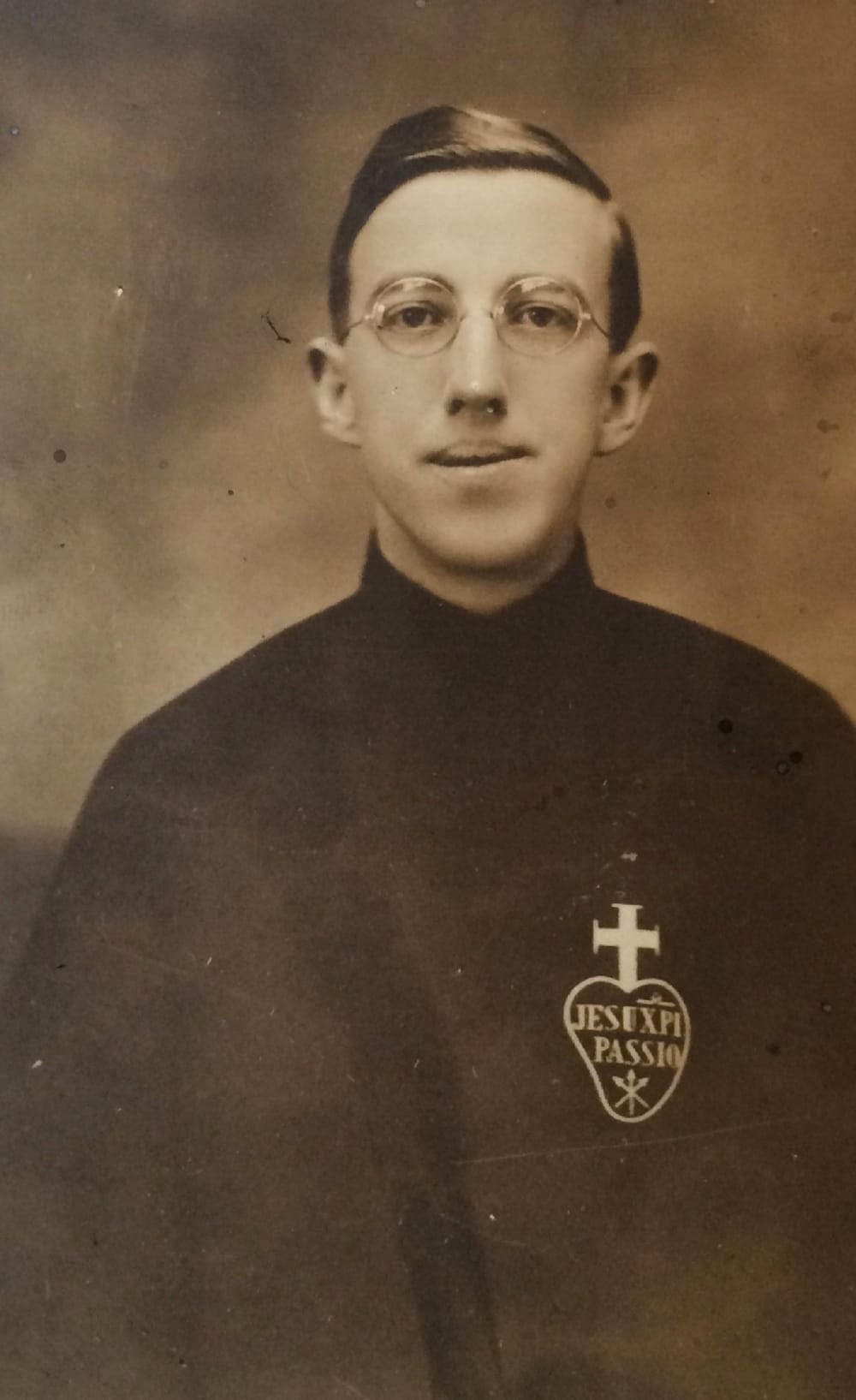 Passionist Priest, 1910 - Vintage Catholic Stock Photo