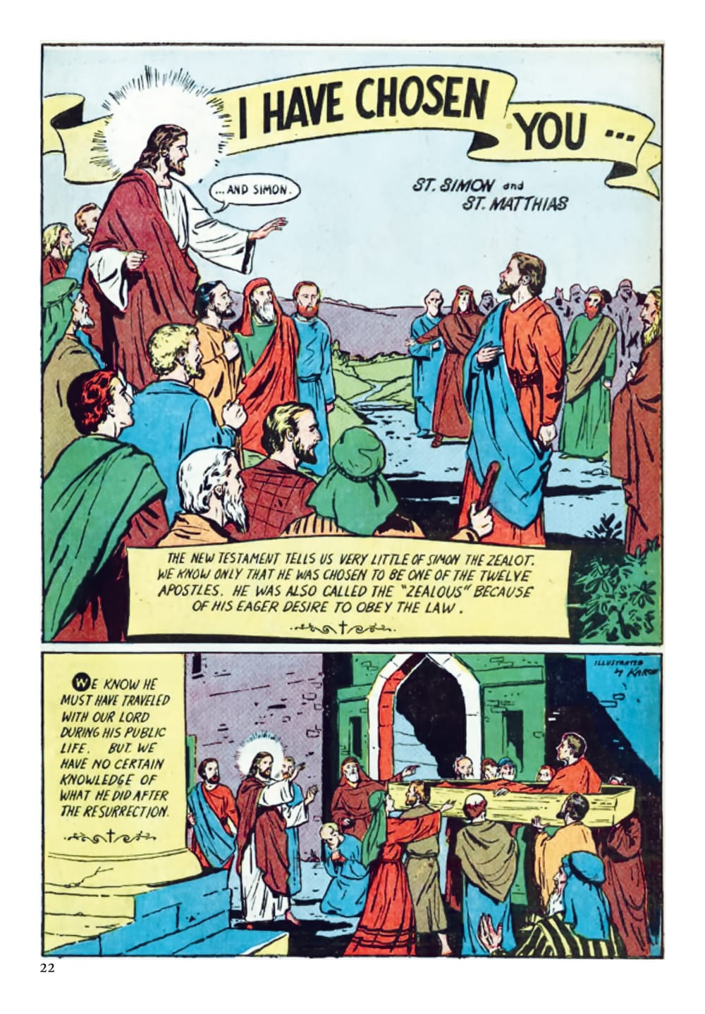 Classic Catholic Comics about the Twelve Apostles