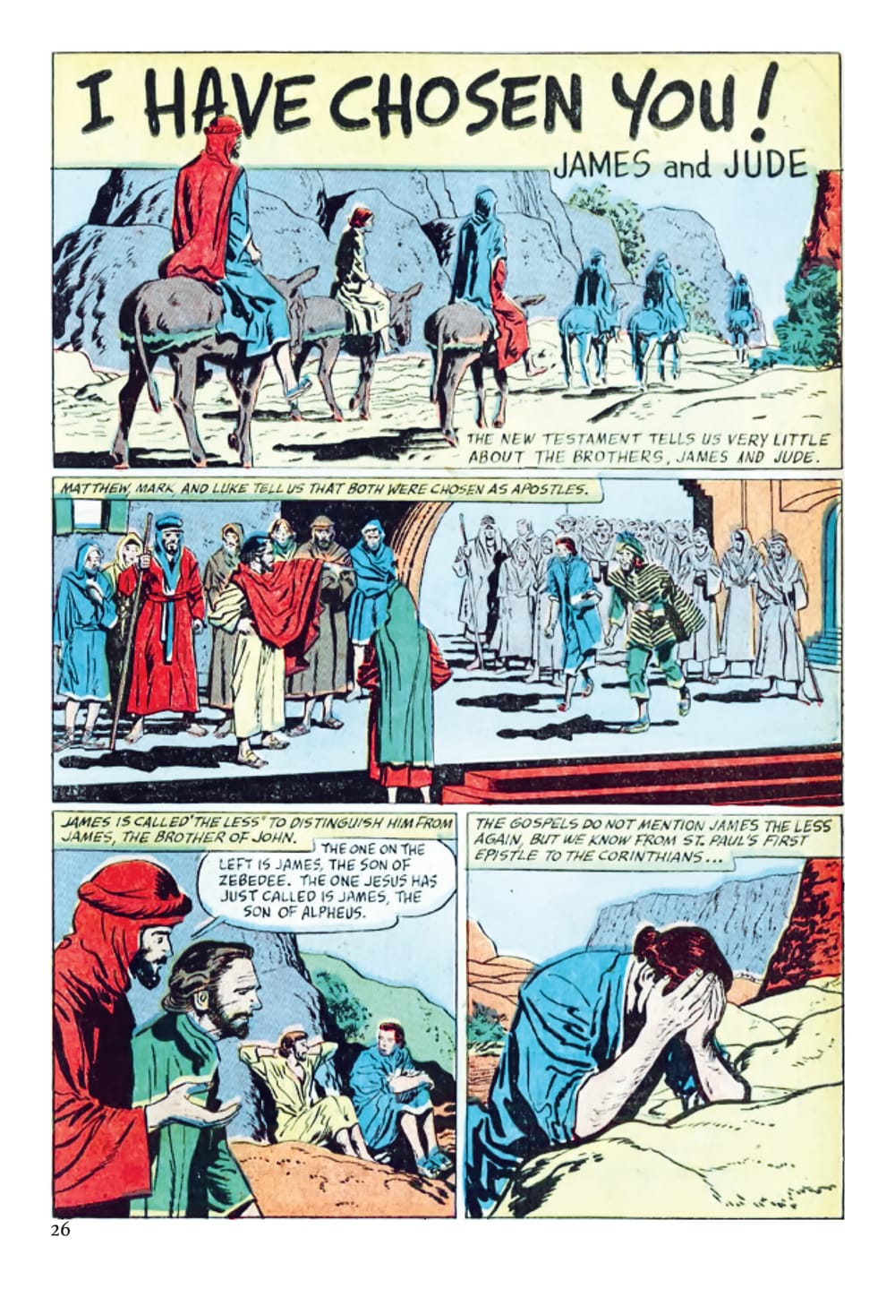 Classic Catholic Comics about the Twelve Apostles