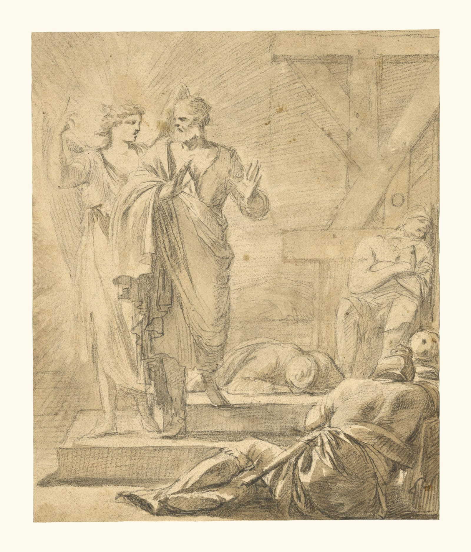 The Liberation of Saint Peter by Laurent de La Hyre (about 1647 ...