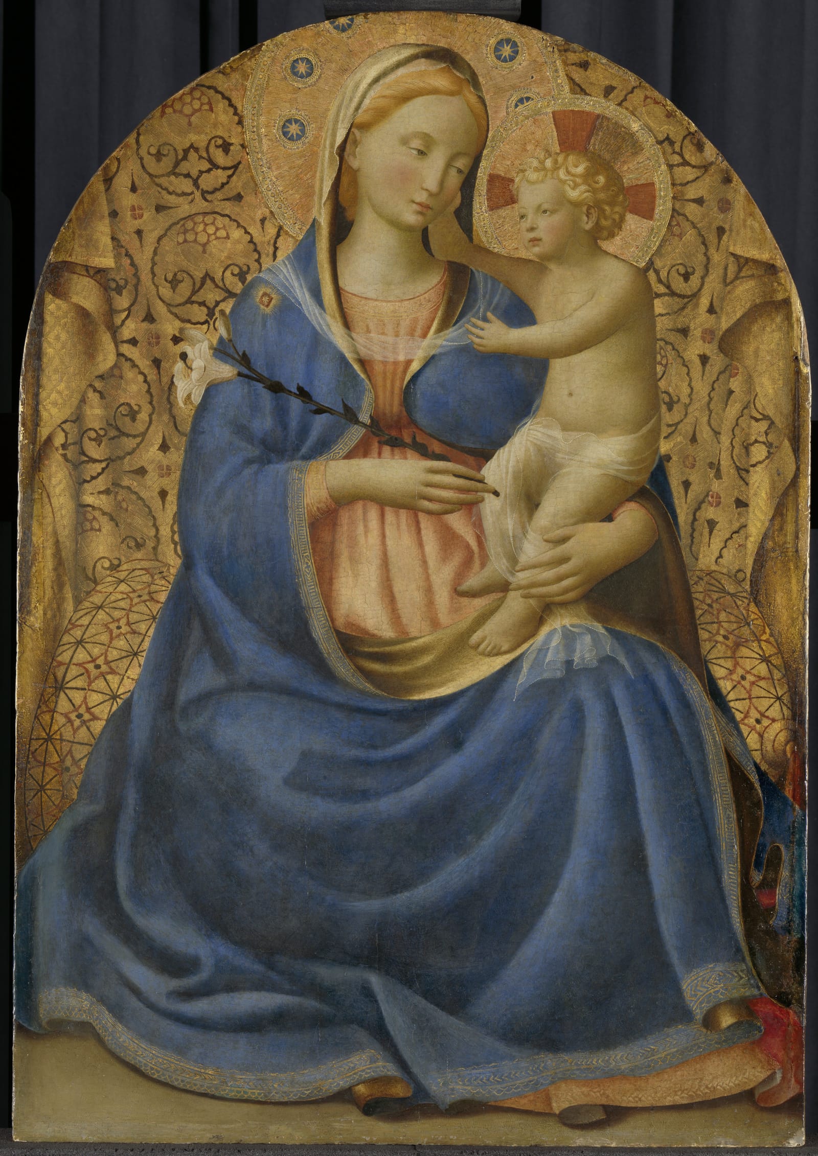 Madonna of Humility (1440) by Far Angelico - Public Domain Catholic ...