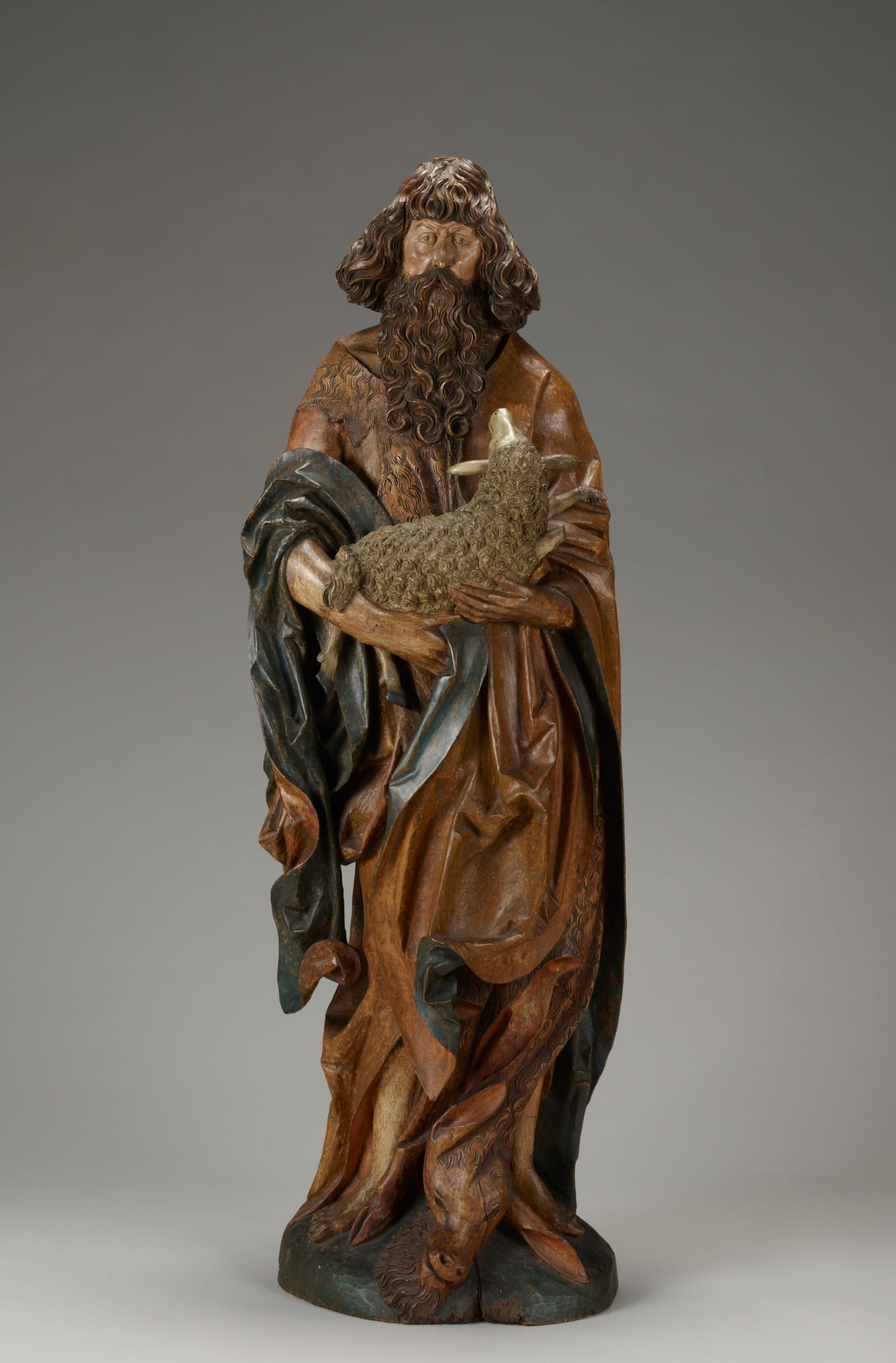 St. John the Baptist Statue (about 1515) - Catholic Stock Photo