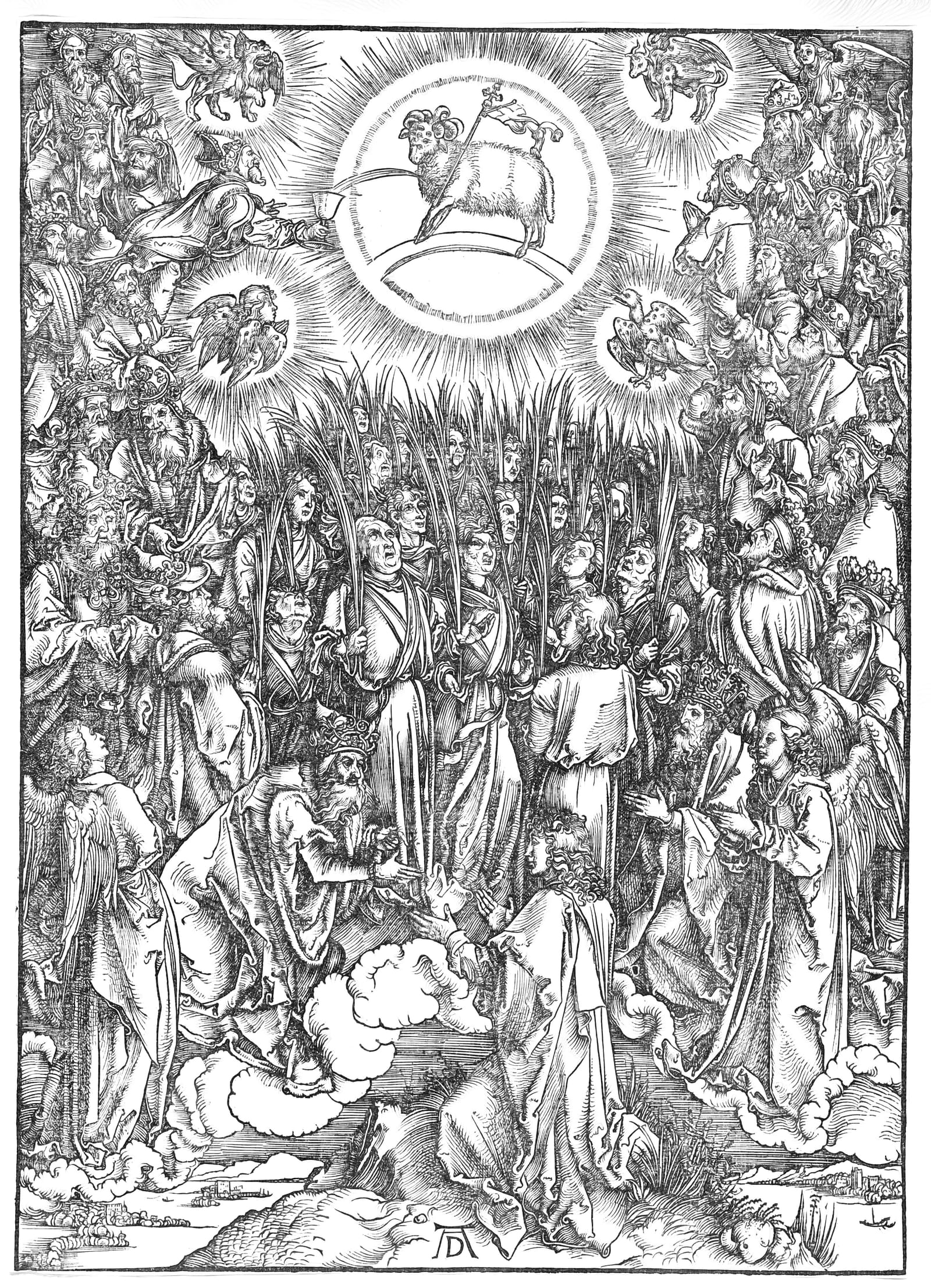The Adoration of the Lamb (1496–1497) by Albrecht Dürer - Catholic ...