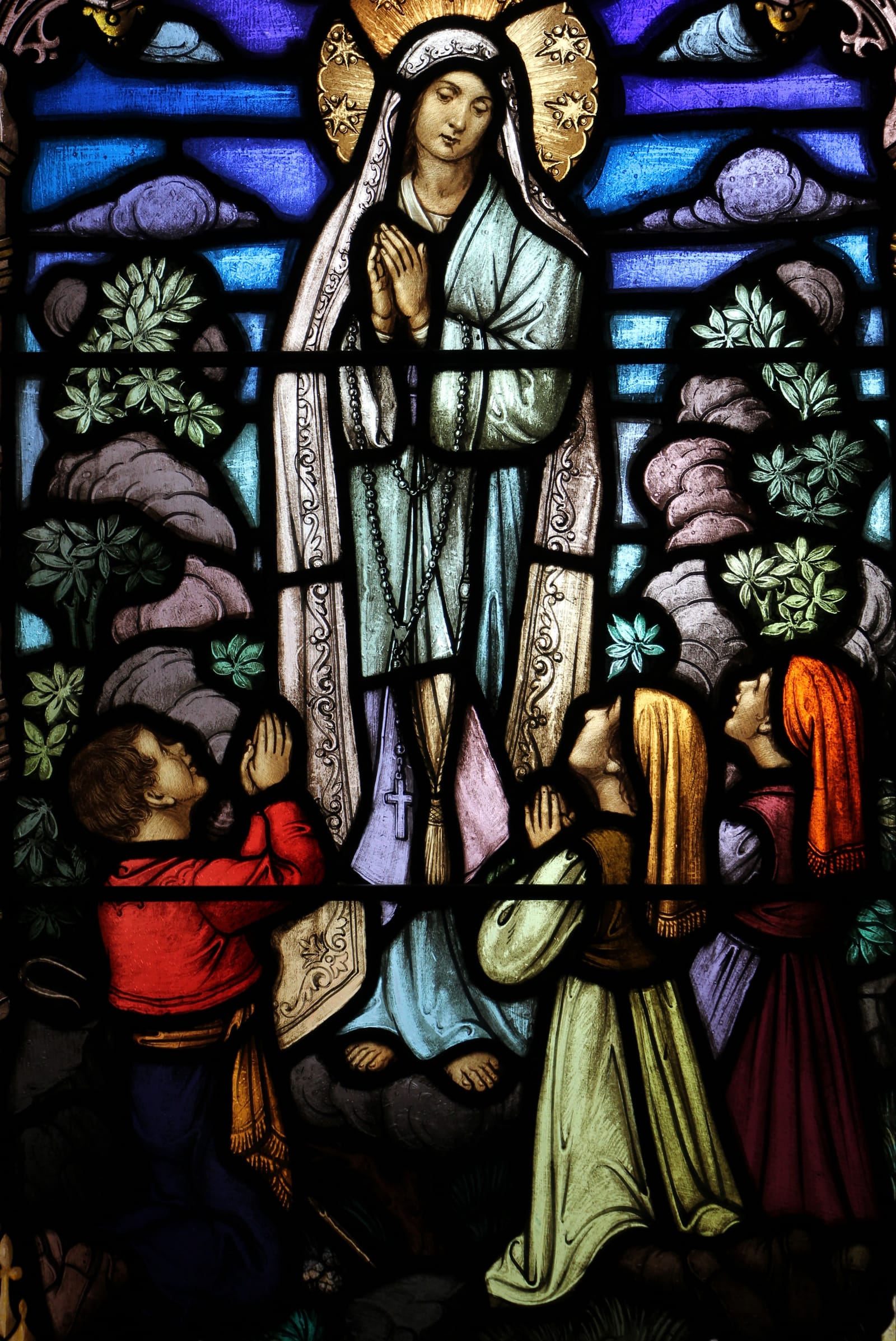 Our Lady of Fatima Stained Glass (2016, Saint Mary Magdelene Church ...