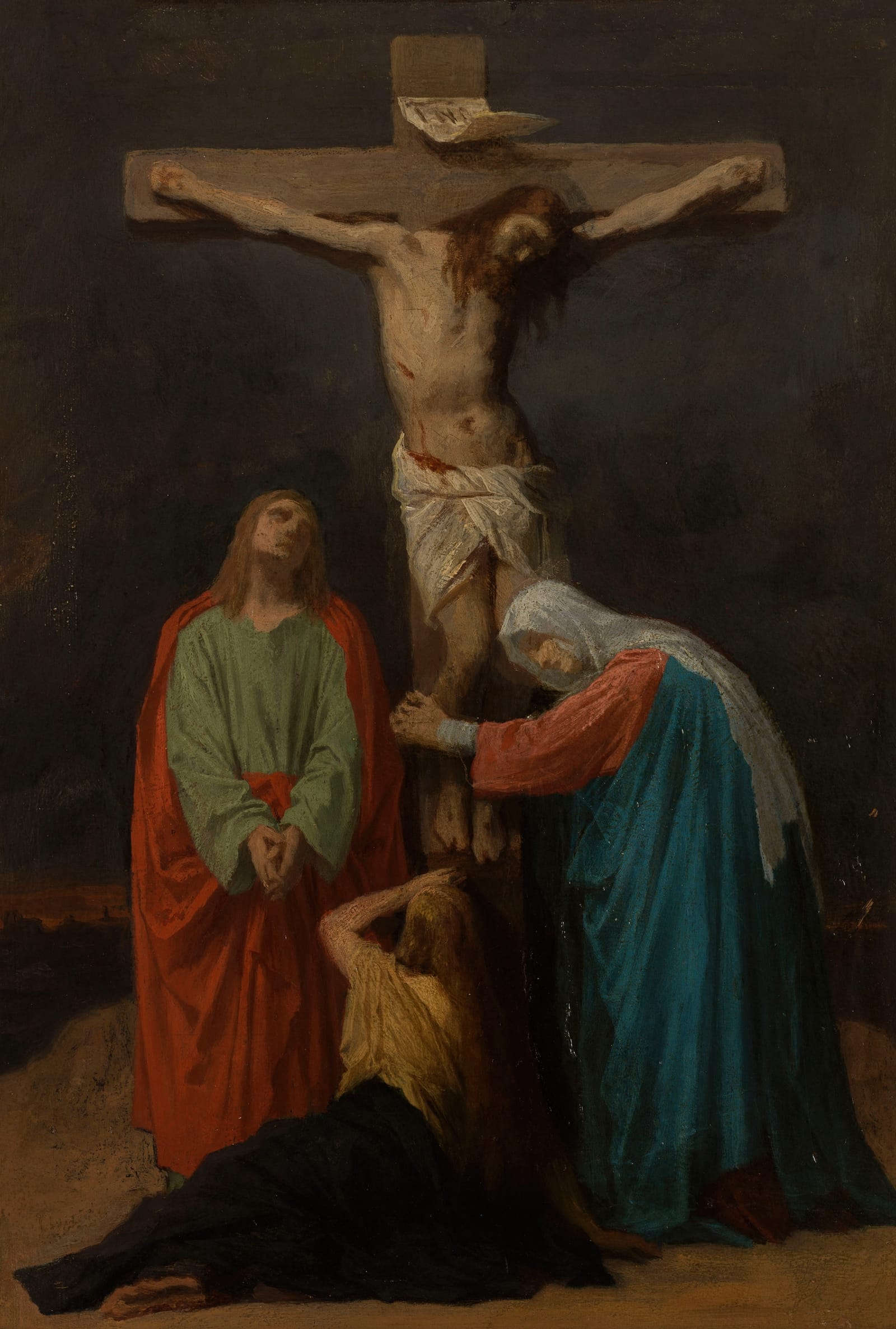 Le Christ sur la Croix, Jésus crucifié (1856) by Émile Signol (French ...