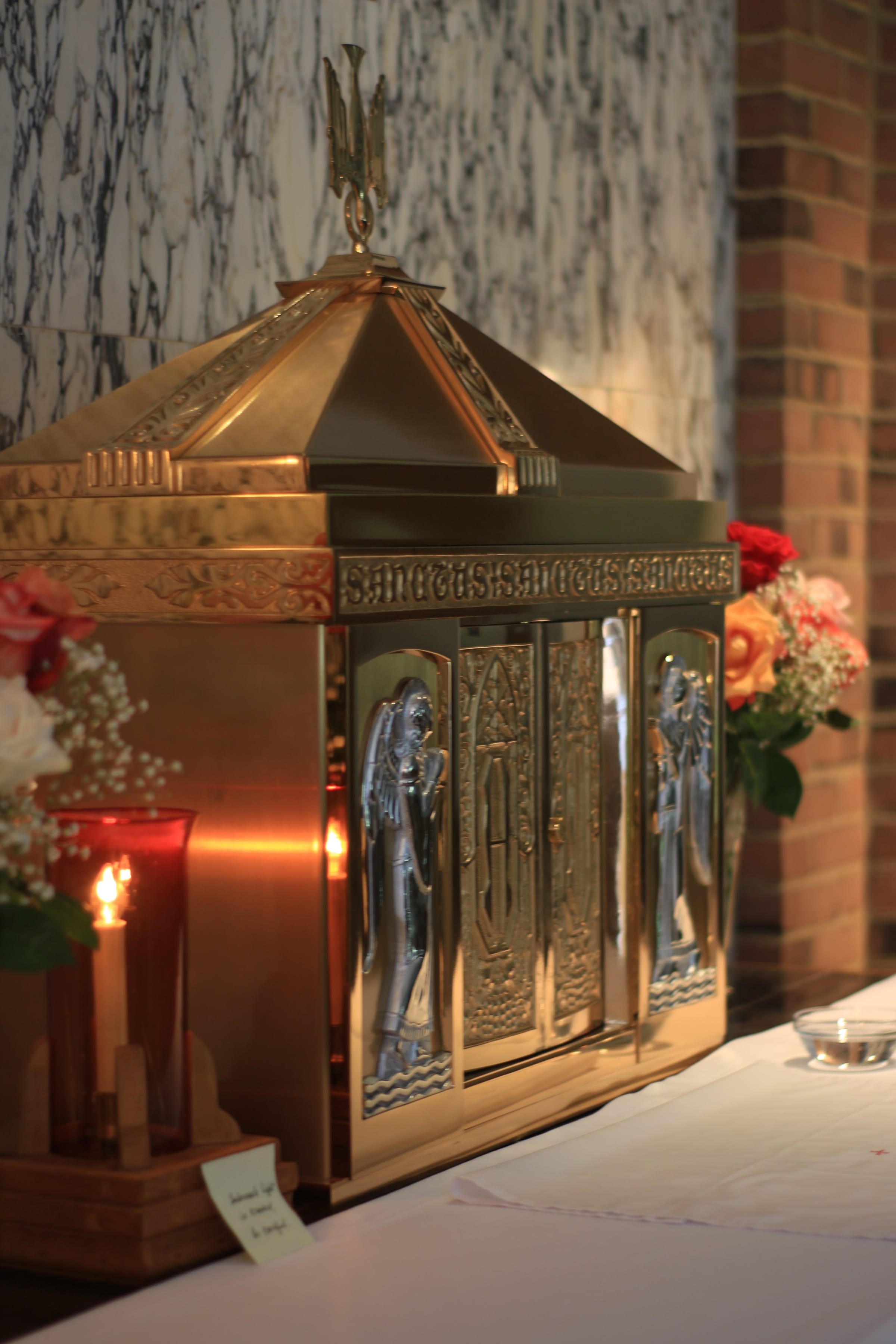 Side Chapel Tabernacle - Catholic Stock Photo