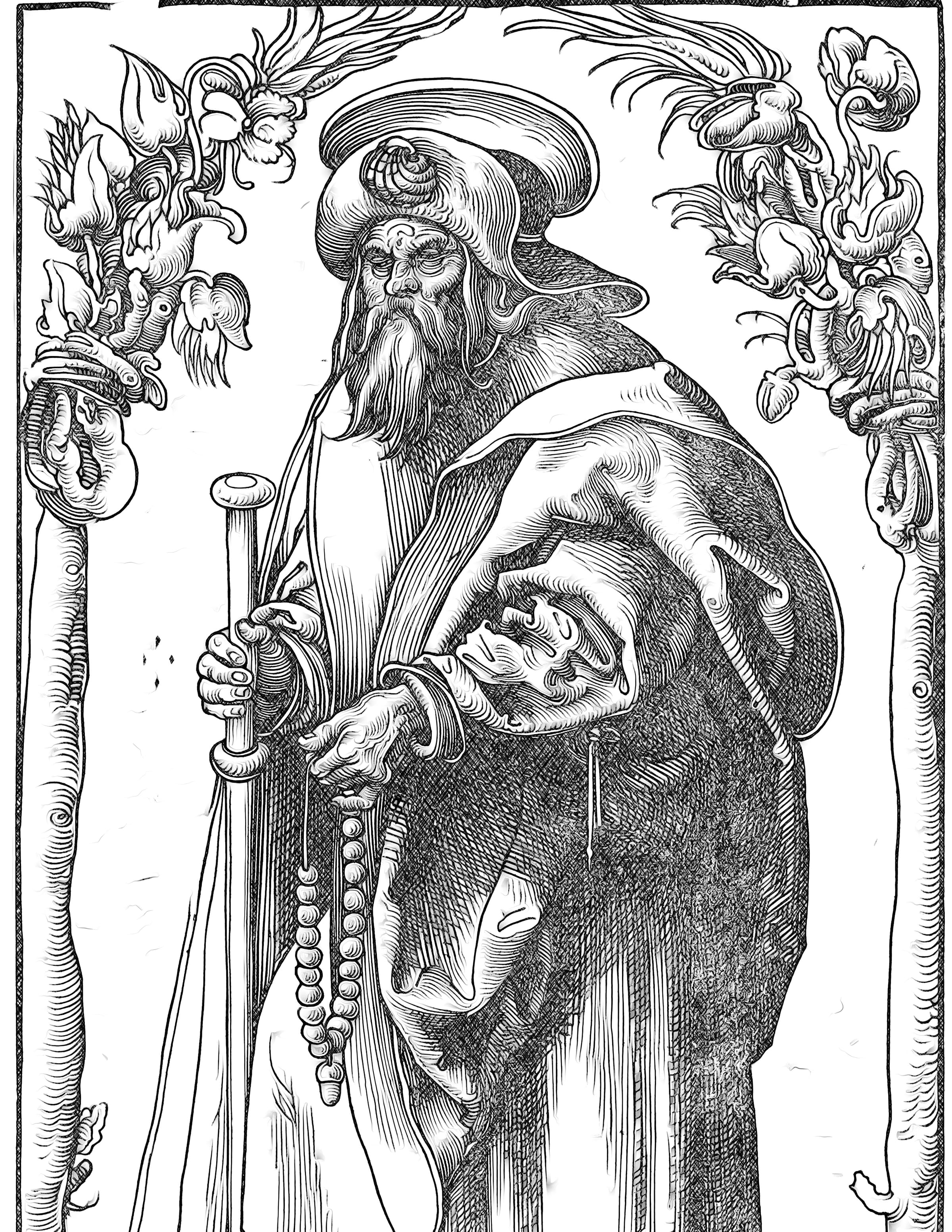 Saint James the Greater - Catholic Coloring Page