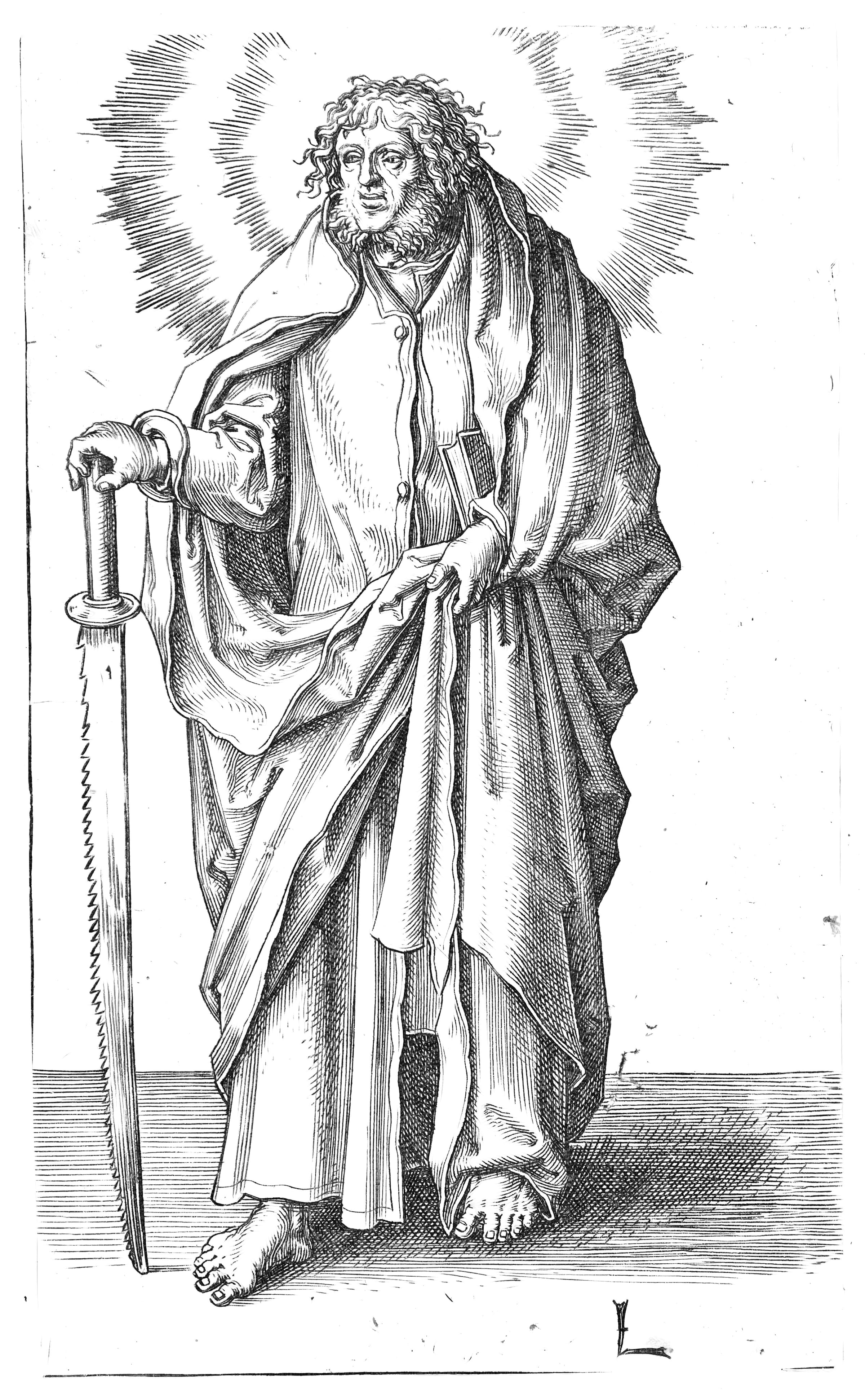 St. James Minor (1510) by Lucas Huygensz van Leyden - Catholic Coloring ...