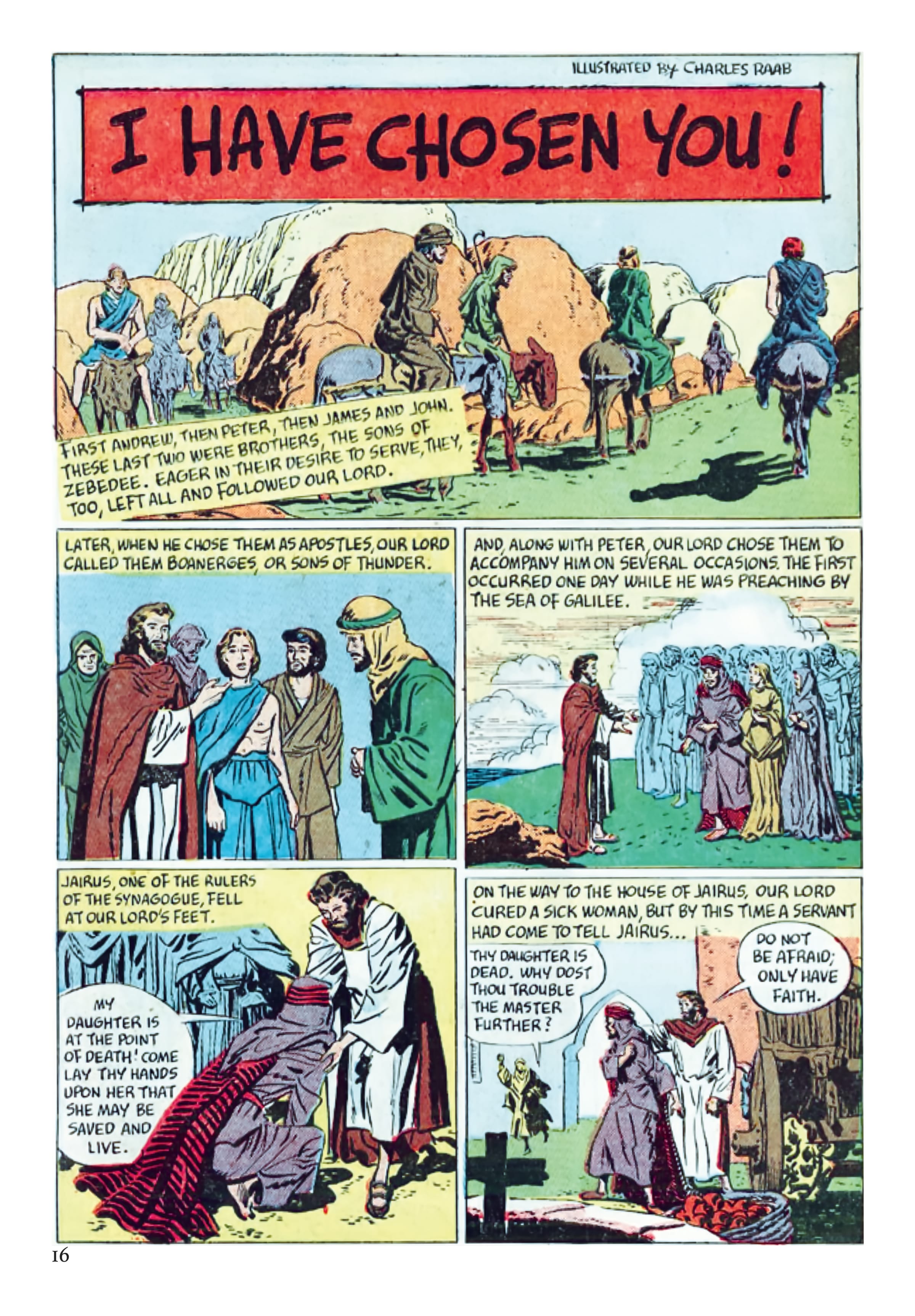 Classic Catholic Comics about the Twelve Apostles