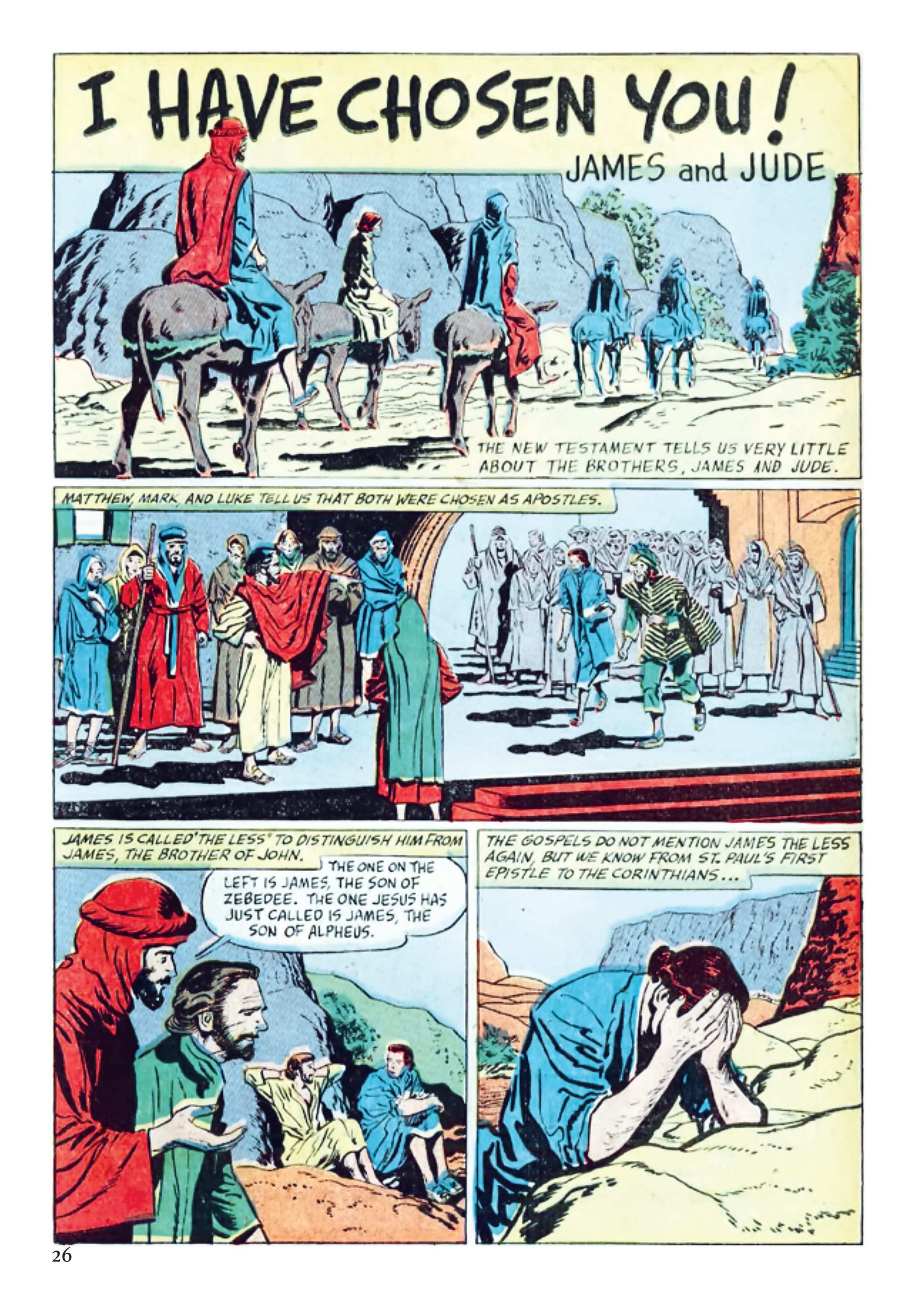 Classic Catholic Comics about the Twelve Apostles