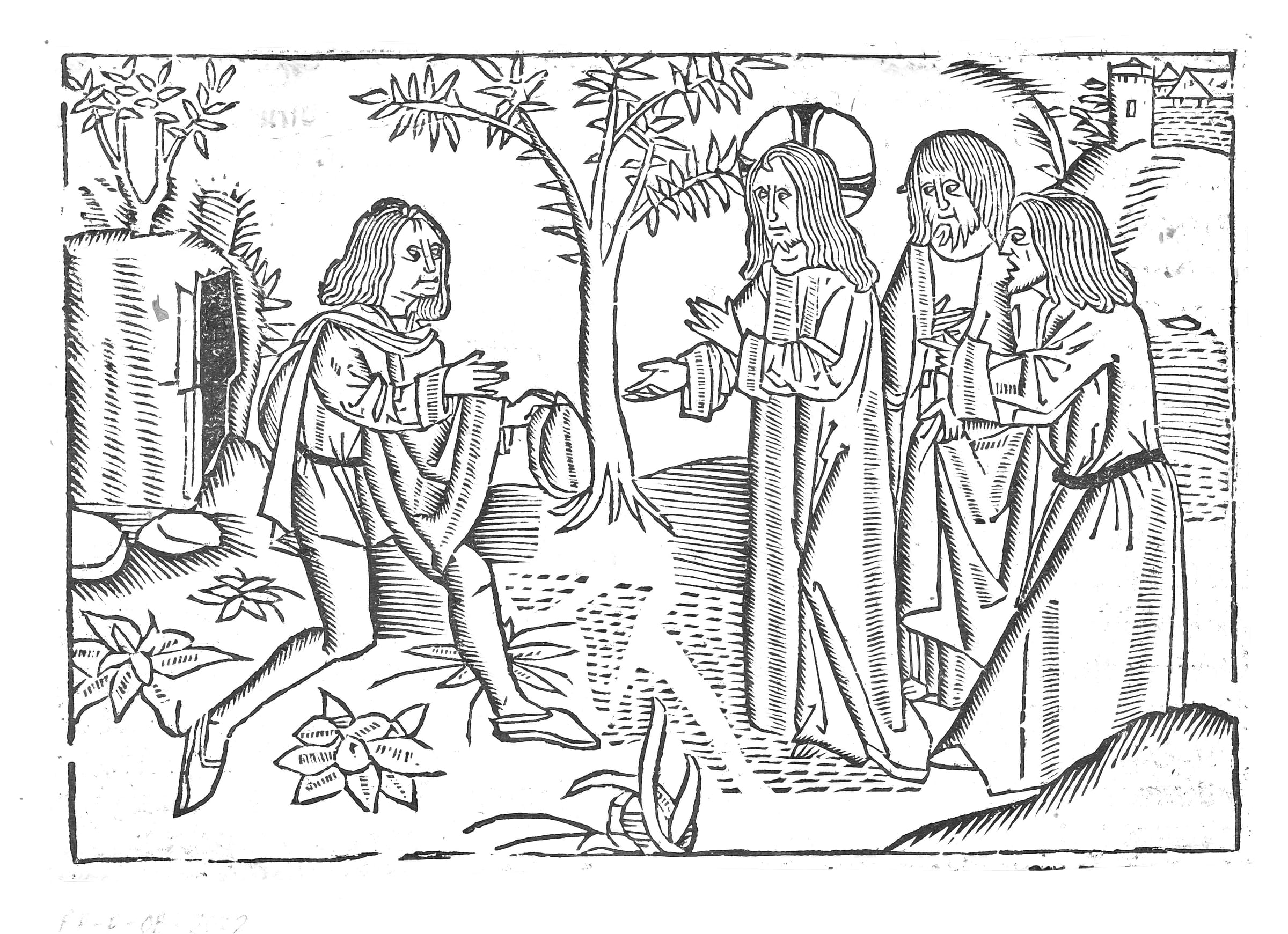 Christ and the Rich Young Man (1503) by Master of Delft - Bible ...