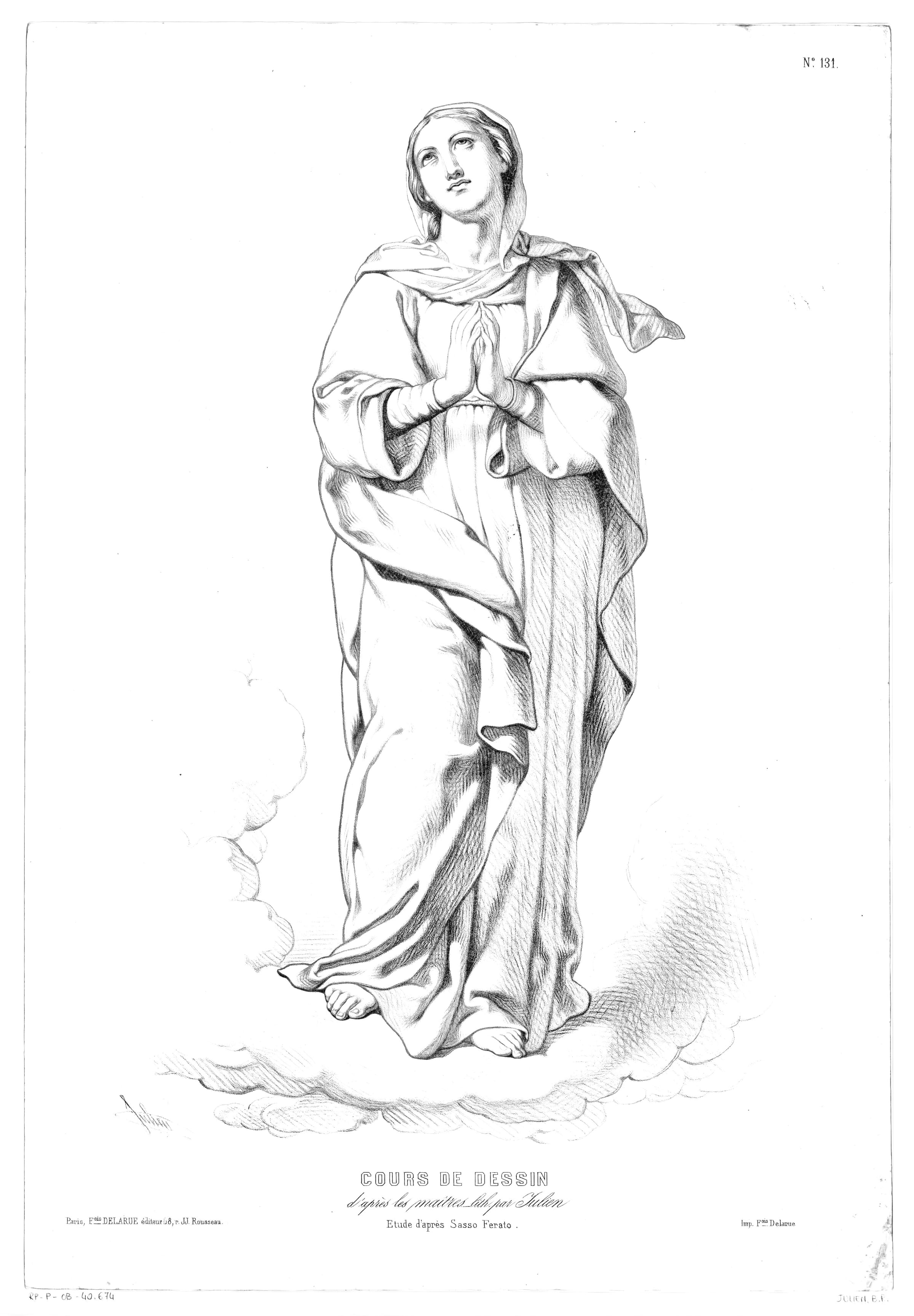 Assumption of Mary (1836-1843) by Bernard Romain Julien - Catholic ...