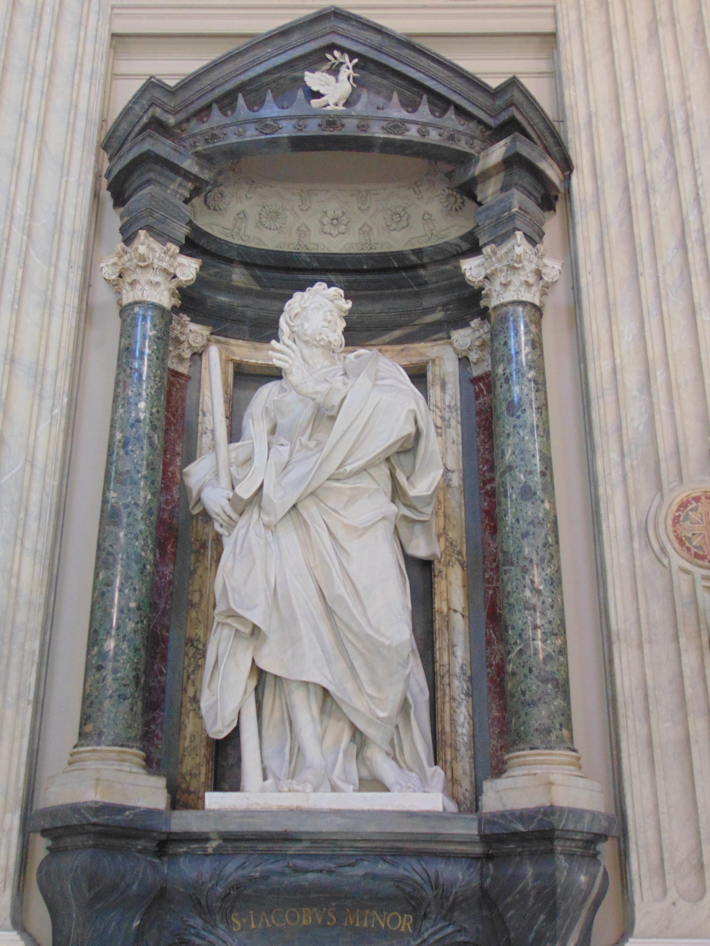 St James the Less Statue in the Archbasilica of Saint John Lateran ...