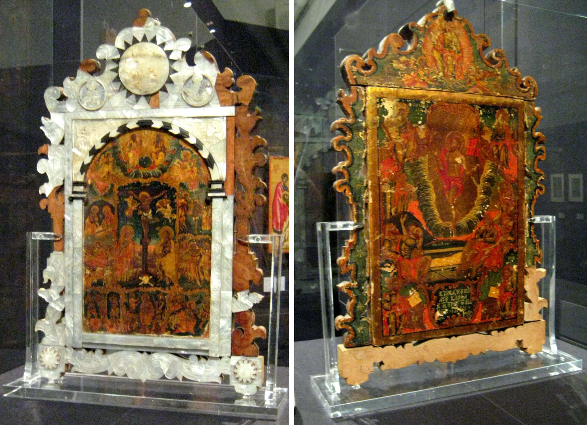 Double faced icon Crucifixion - Resurrection (Greece, 2010 photo by ...