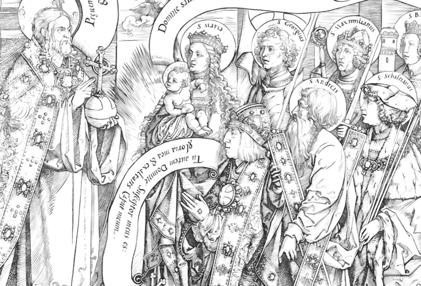 Female Saints Coloring Pages - S.D. Cason Catholic Gallery