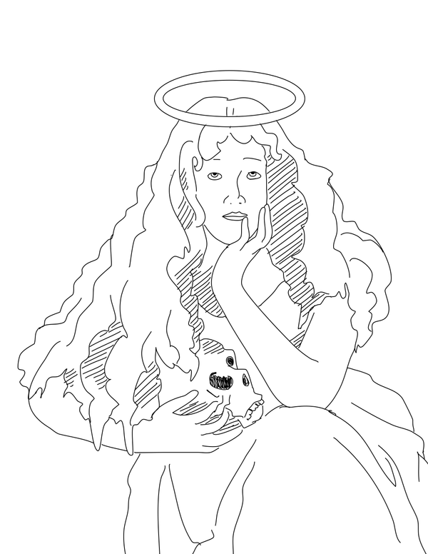 Female Saints Coloring Pages - S.D. Cason Catholic Gallery
