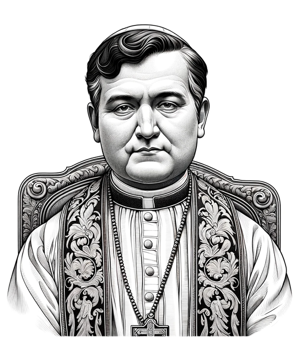 Saint Antonio María Claret (2023) - Catholic Coloring Page